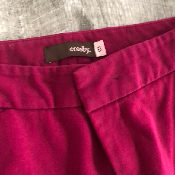 crosby. | Pants & Jumpsuits | Crosby Raspberry Ankle Pants | Poshmark